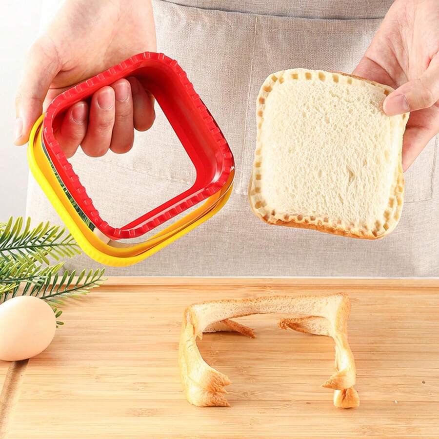 1pc Stainless Steel Sandwich Cutter For Breakfast Pocket Sandwich Maker ...