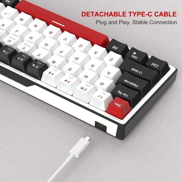 MageGee MK-Sky 65% Layout Hot Swappable Mechanical Keyboard Wired ...