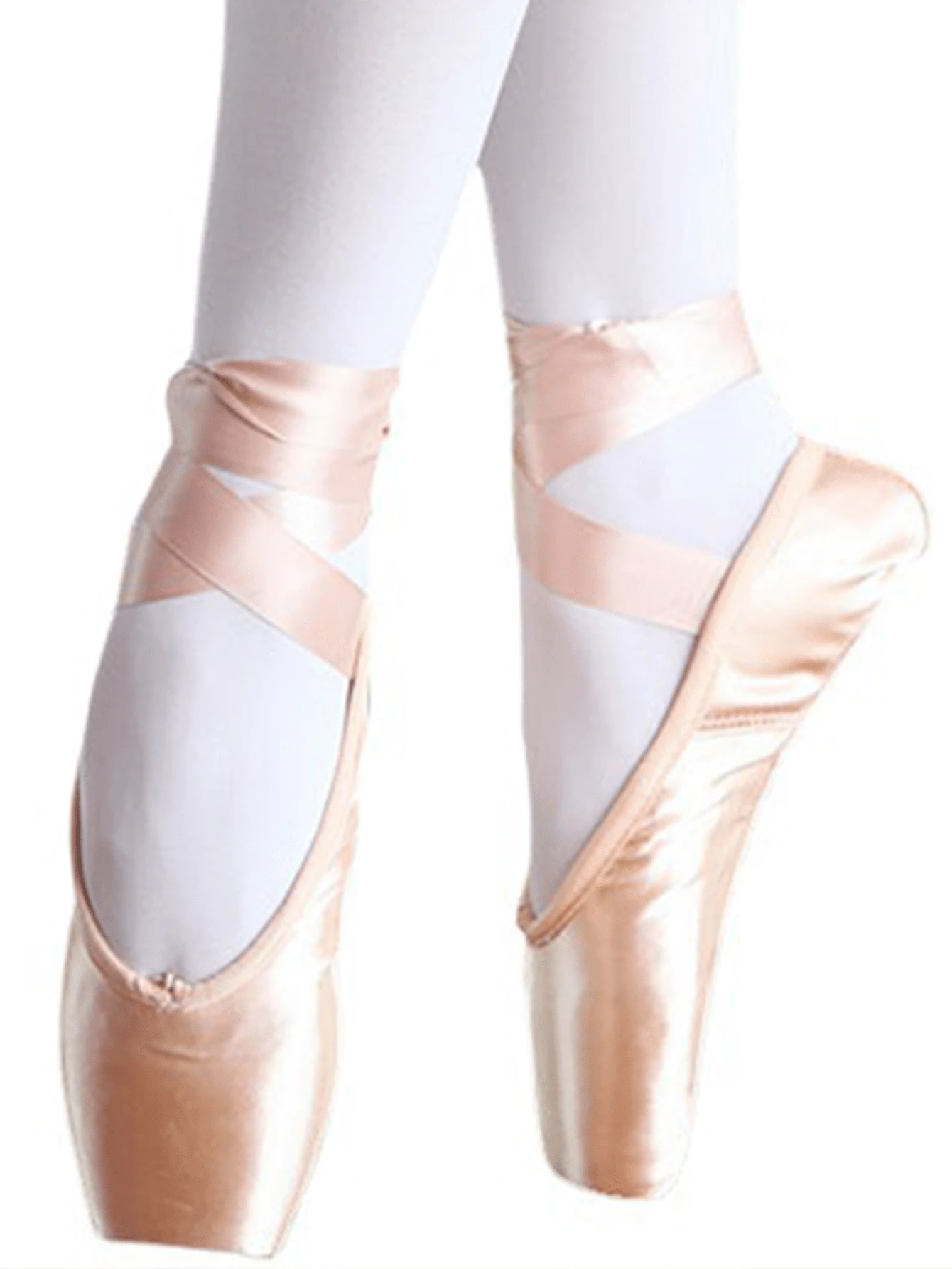 Pink Satin High-end Pointe Ballet Shoes | SHEIN USA