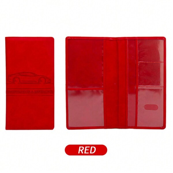 Long Driving License Holder, Multifunctional Vehicle Documents Wallet ...