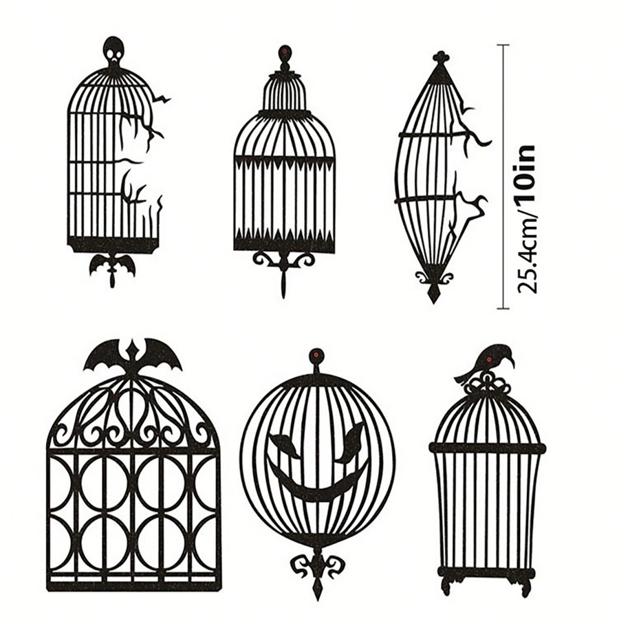Halloween Gold Onion Crow & Bird Cage Themed Party Decoration Set ...