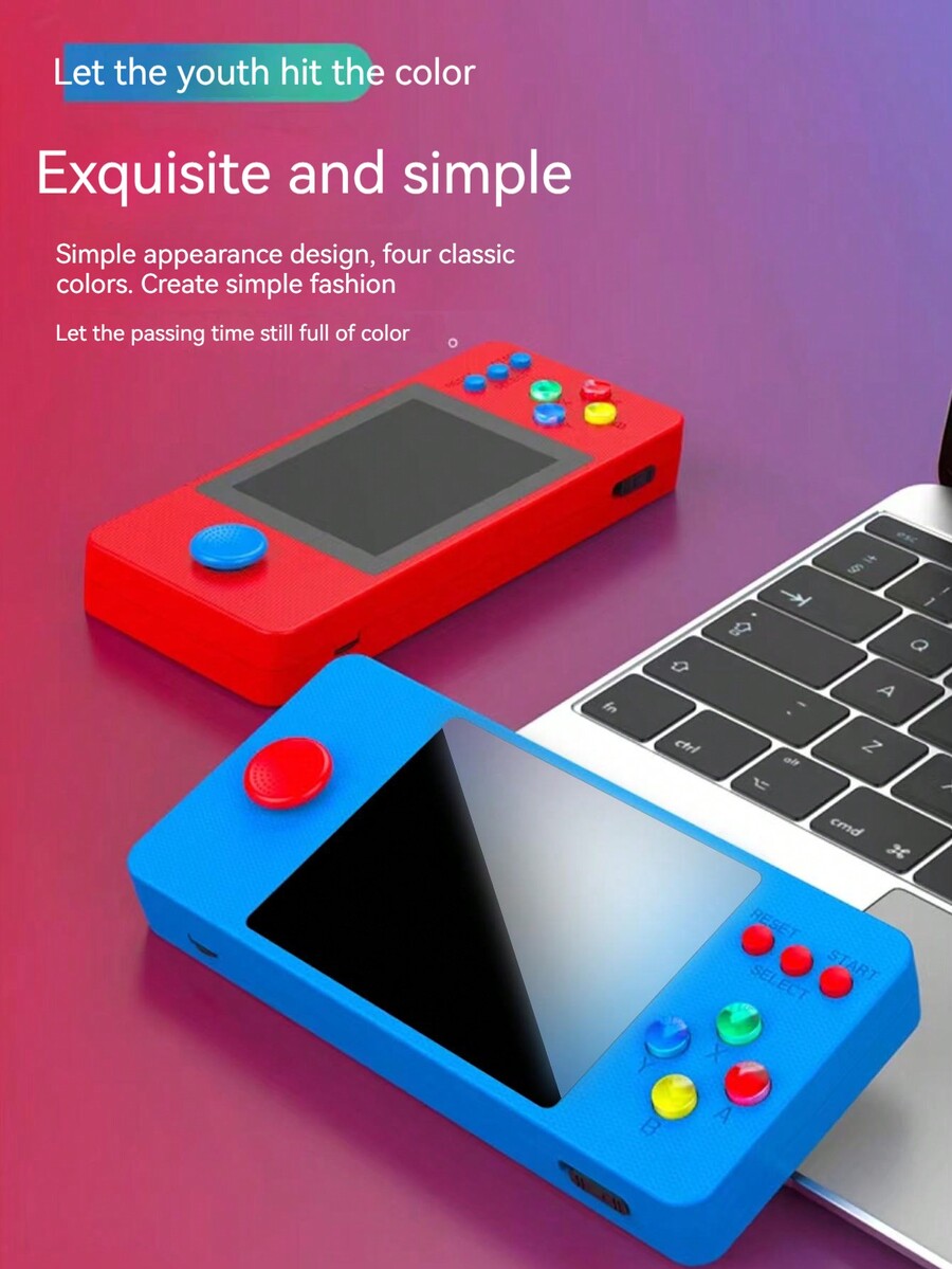 Portable Handheld K9 Game Console Game Joystick 3 Inch Color Screen Rechargeable Built In