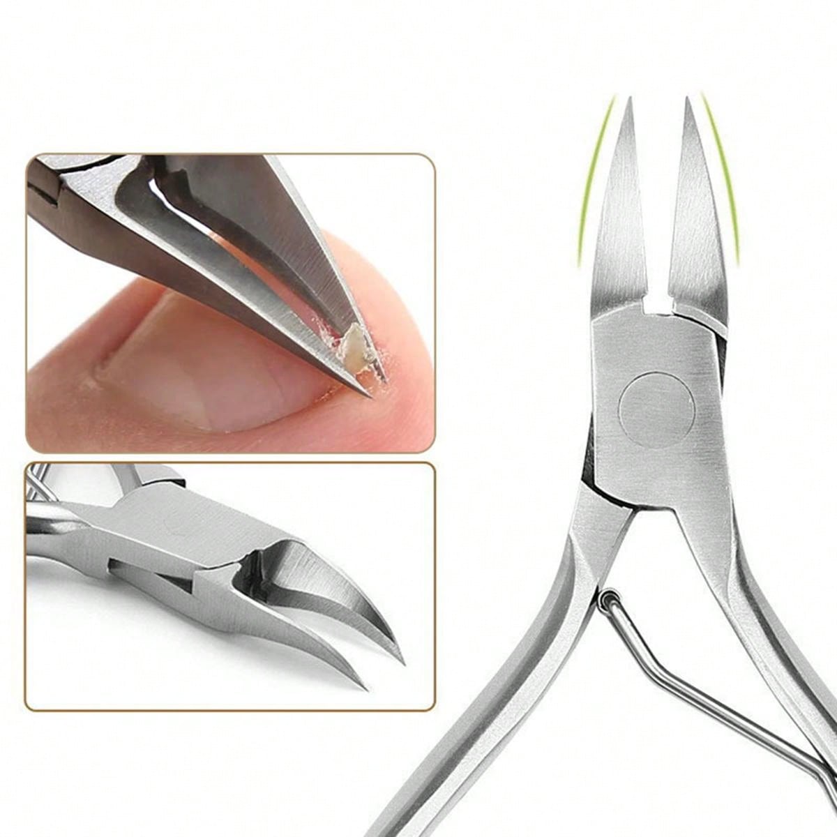 1pc Stainless Steel Ingrown Toenail Clipper, Paronychia Care Cutter ...