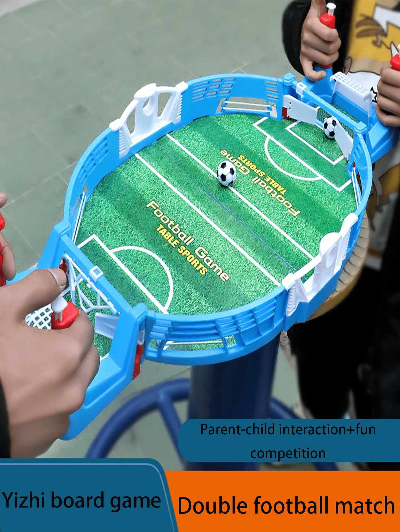 Children Tabletop Soccer Game Table Set, Compact Size Football Field ...