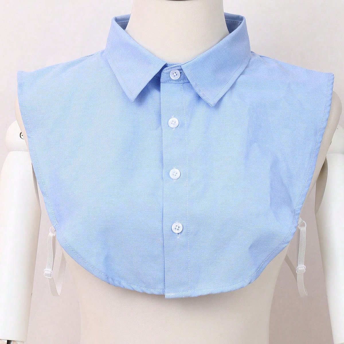 1pc Sky Blue Button Design Stylish Women's Fake Collar | SHEIN USA