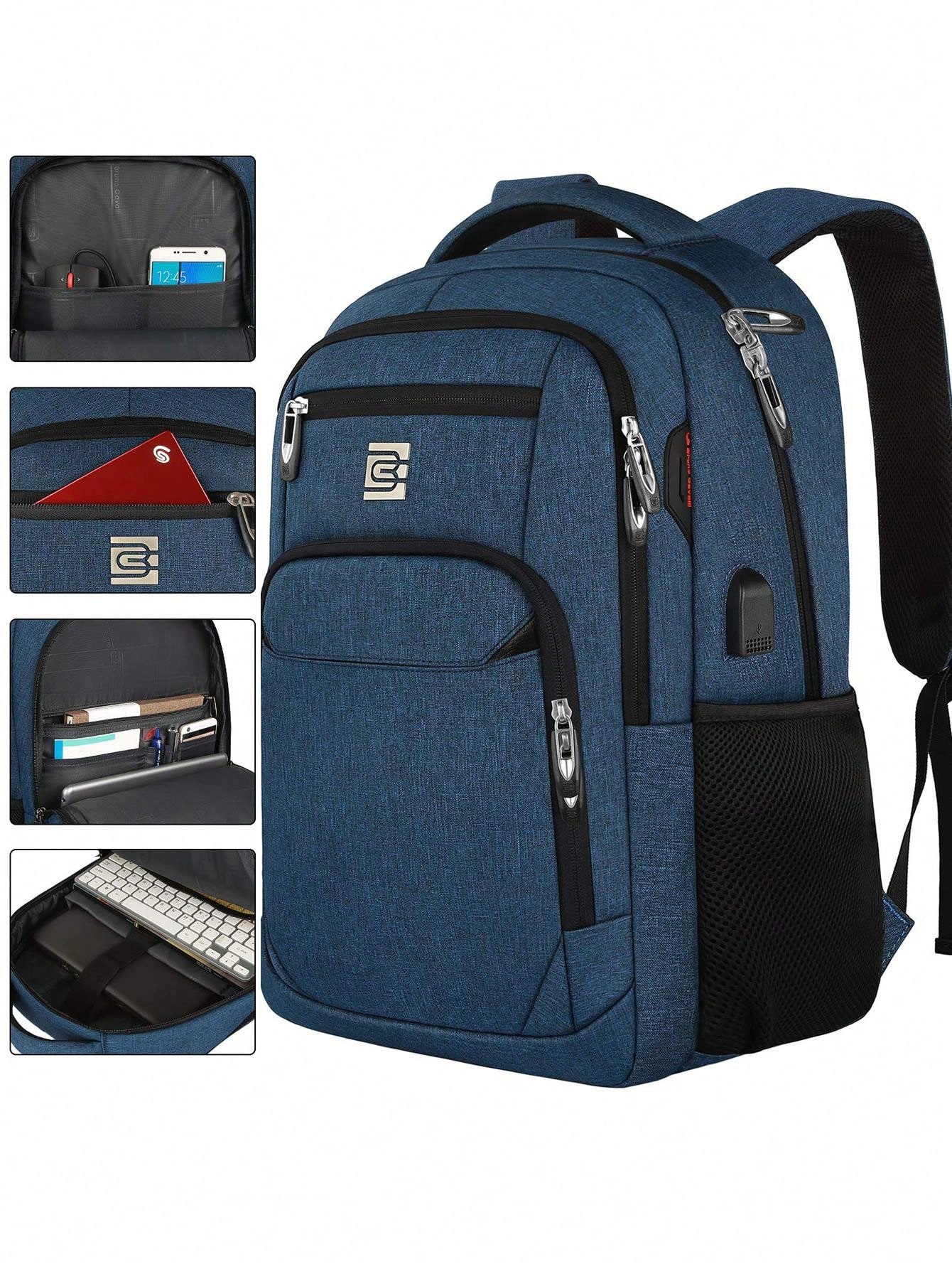 Laptop Backpack,Business Travel Anti Theft Slim Durable Laptops ...