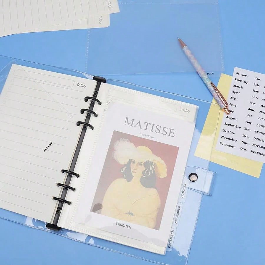 A5 A6 A7 5 Or 6 Sheet Pp Insert Divider Sheets For Cash Budgeting ...