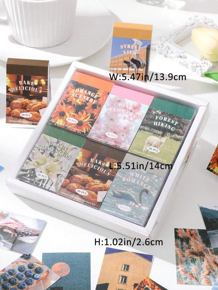 12pcs 600 Sheets Fashionable Artistic Scrapbook Planner Diy Spiral ...