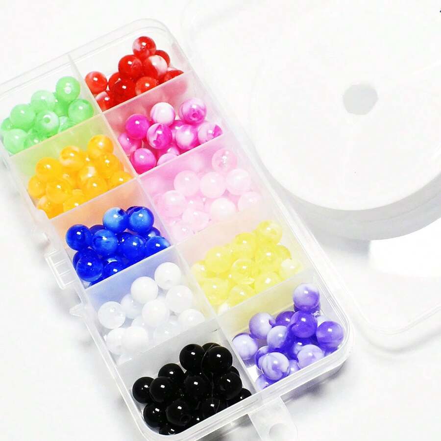 1box DIY Bead & 1roll Thread | SHEIN USA