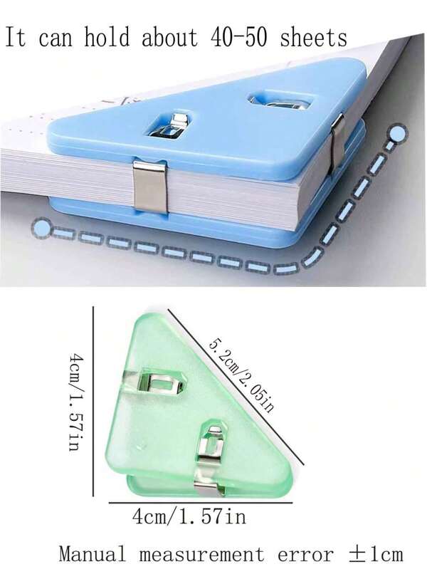 10pcs/pack, Triangular Plastic Folder With Colored Edges, Creative ...