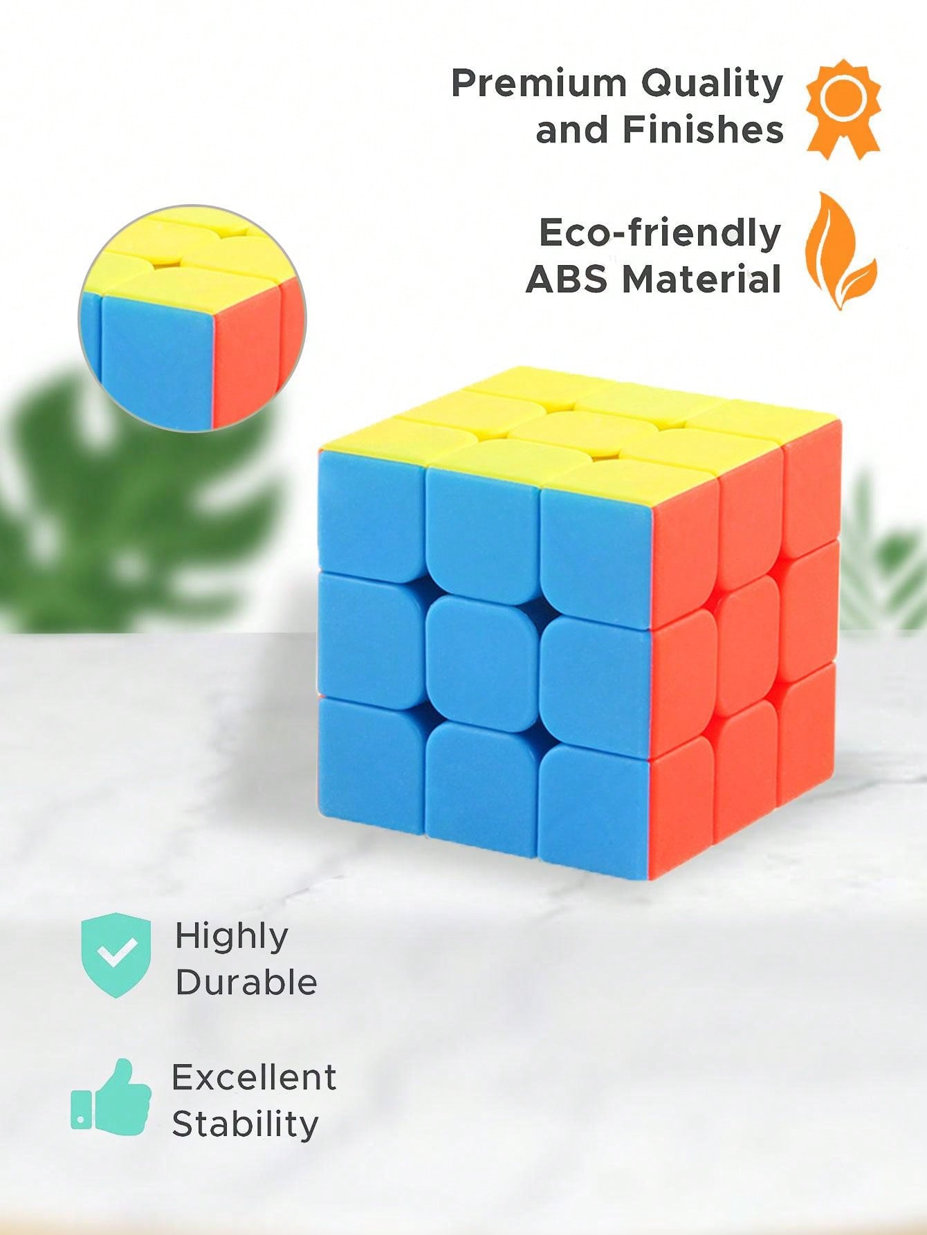 Speed solid color Series ABS material 3x3x3 No stickers for children ...