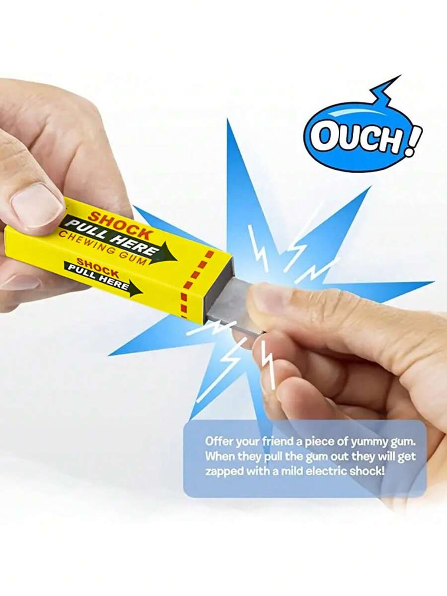 2Pcs Shocking Chewing Gum - Funny Prank Gift for Halloween and Fool's ...