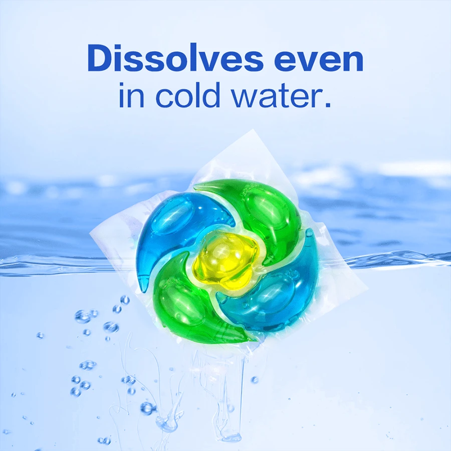 1 Box Of 72pcs 3-in-1 Laundry Capsules, Super Concentrated Formula ...