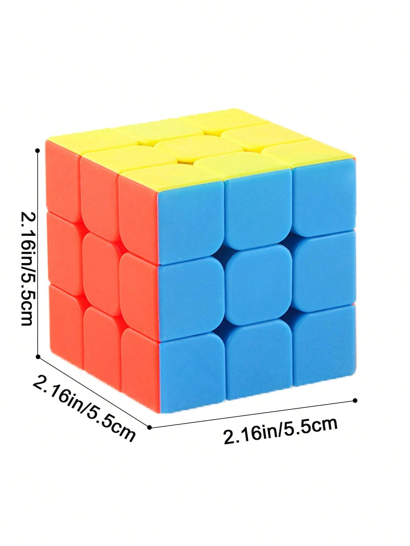 Speed solid color Series ABS material 3x3x3 No stickers for children ...