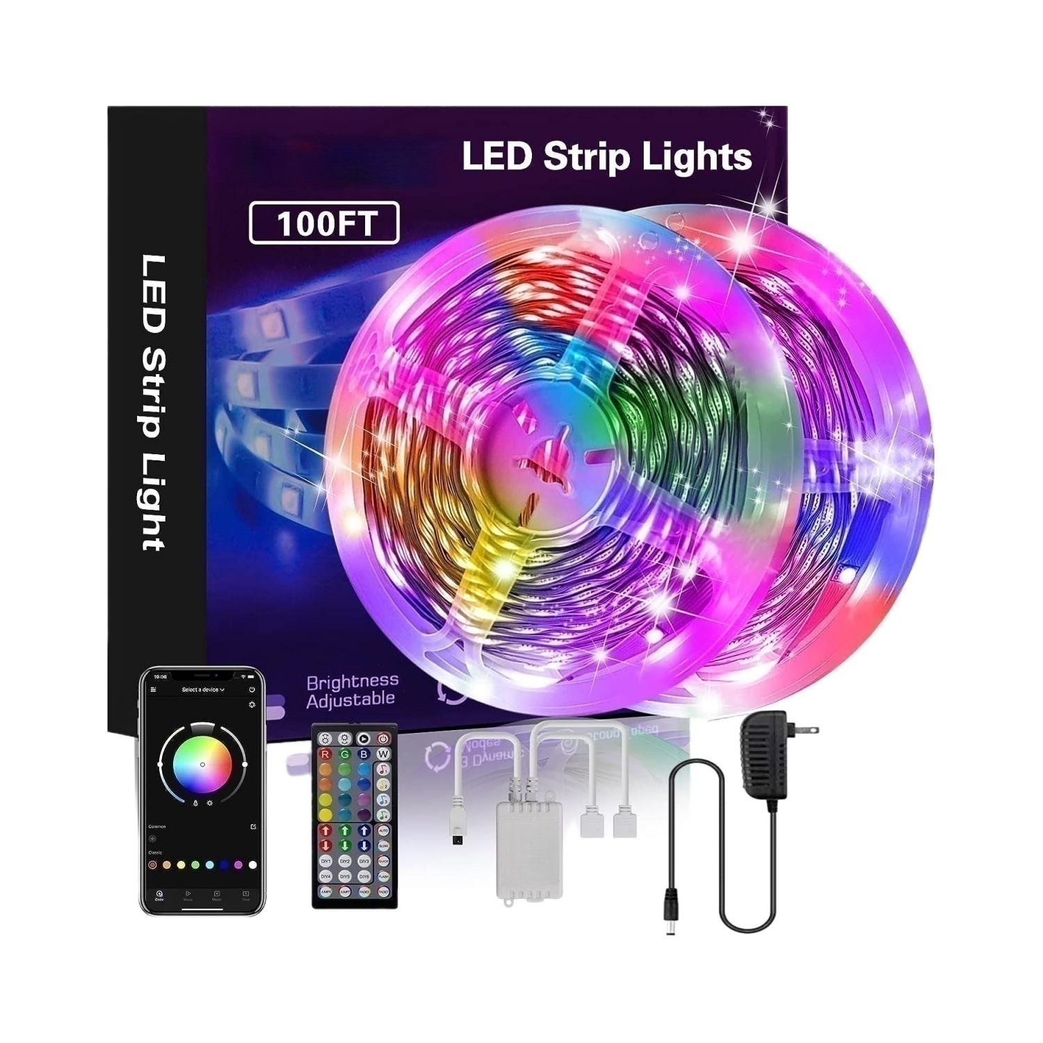 LED lights For Home,freely change in 16 million colors,adjust ...