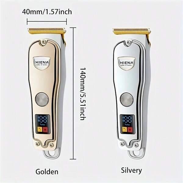Wireless Lcd Display Hair Trimmer Clipper With Oil Head, Carving, Usb ...
