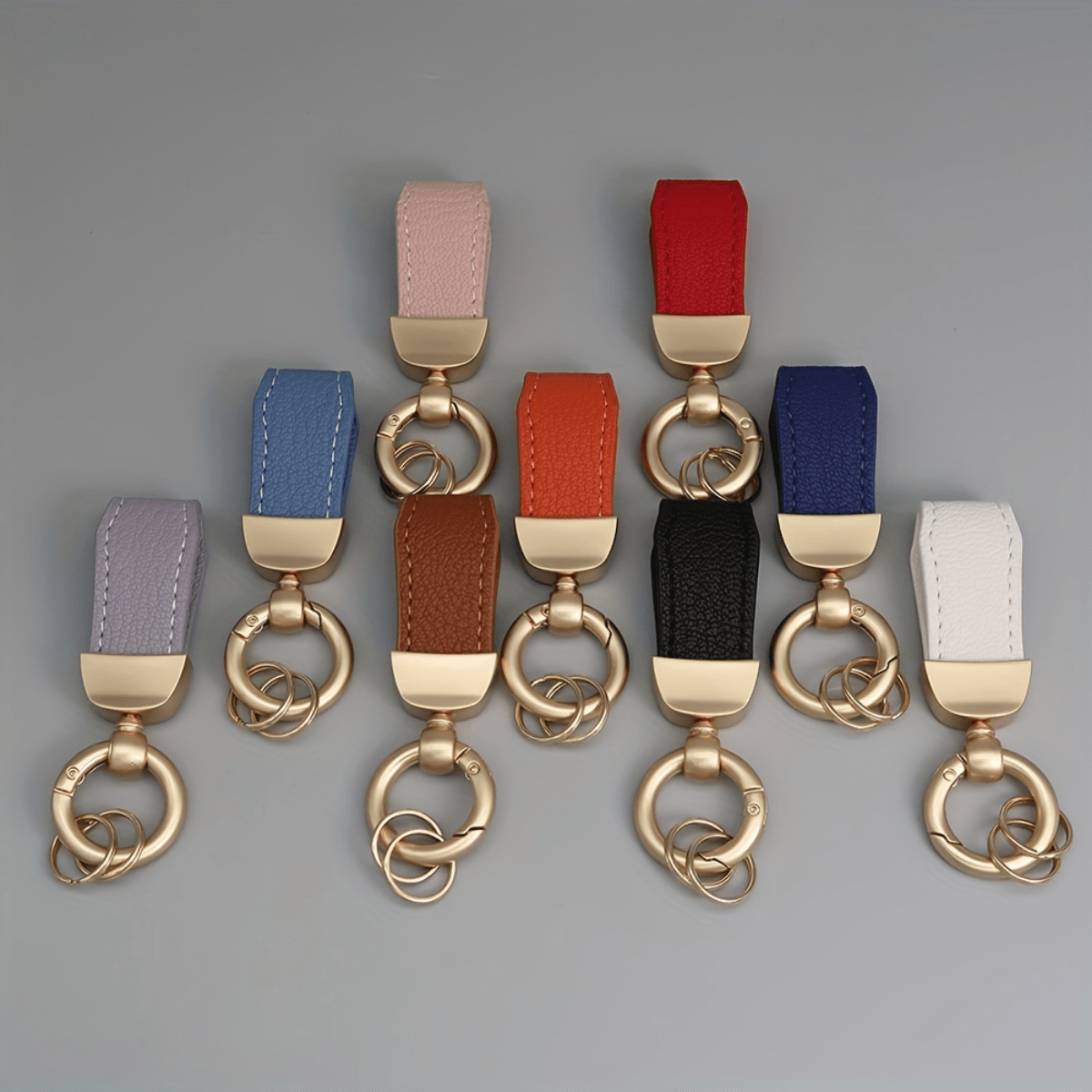 French Style Men's Short Keychain, Fashionable Car Keychain, Business ...