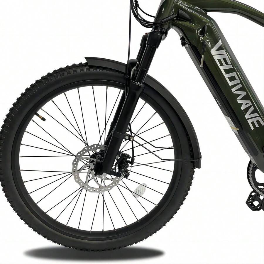 VELOWAVE Rear Rack and Mudguard Fenders for Ghost 500W 27.5'' Electric ...