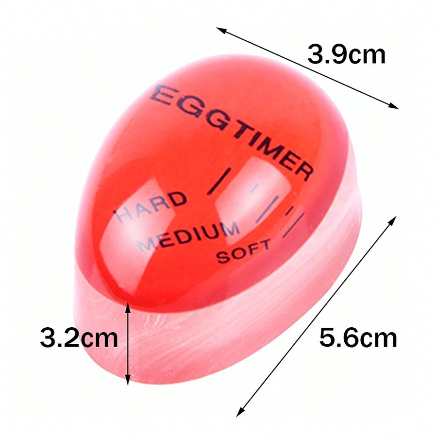 1pc Egg Timer, Water Cooked Soft-Boiled Egg Color Changing Temperature ...