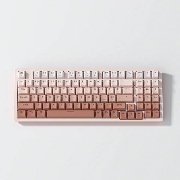 ZIFRIEND ZA94 Gradient Red PBT Keycaps Mechanical Keyboard for Computer ...