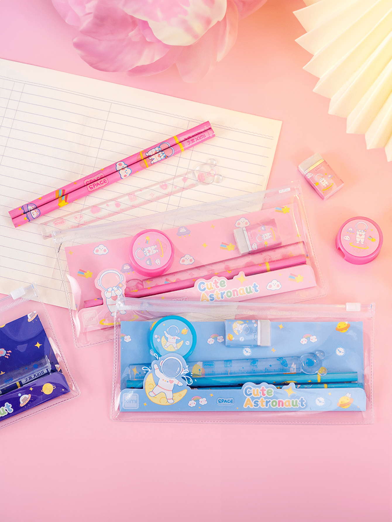 5pcs/pack Astronaut Stationery Set | SHEIN USA