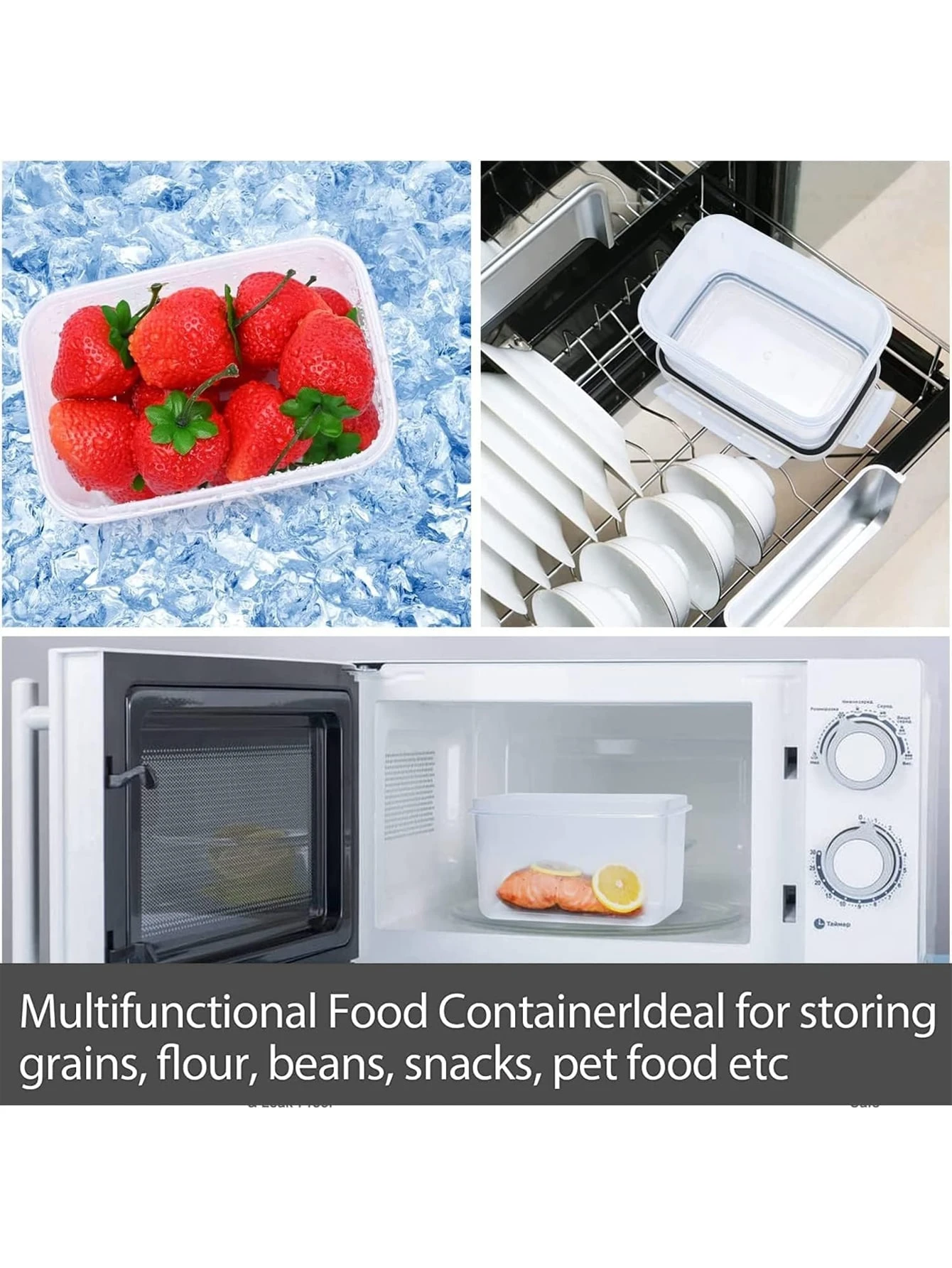 15PCS Hermetic Storage Containers Set,BPA-free Suitable for the Kitchen ...