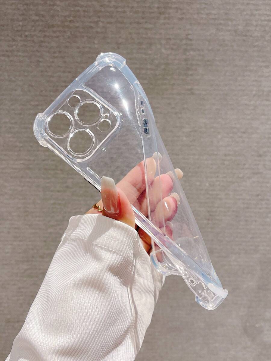 Coque de téléphone souple transparente épaisse simple, compatible avec iPhone 15/15pro/15pro Max ...