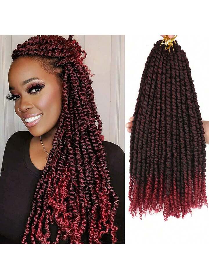 Red Twist Braids