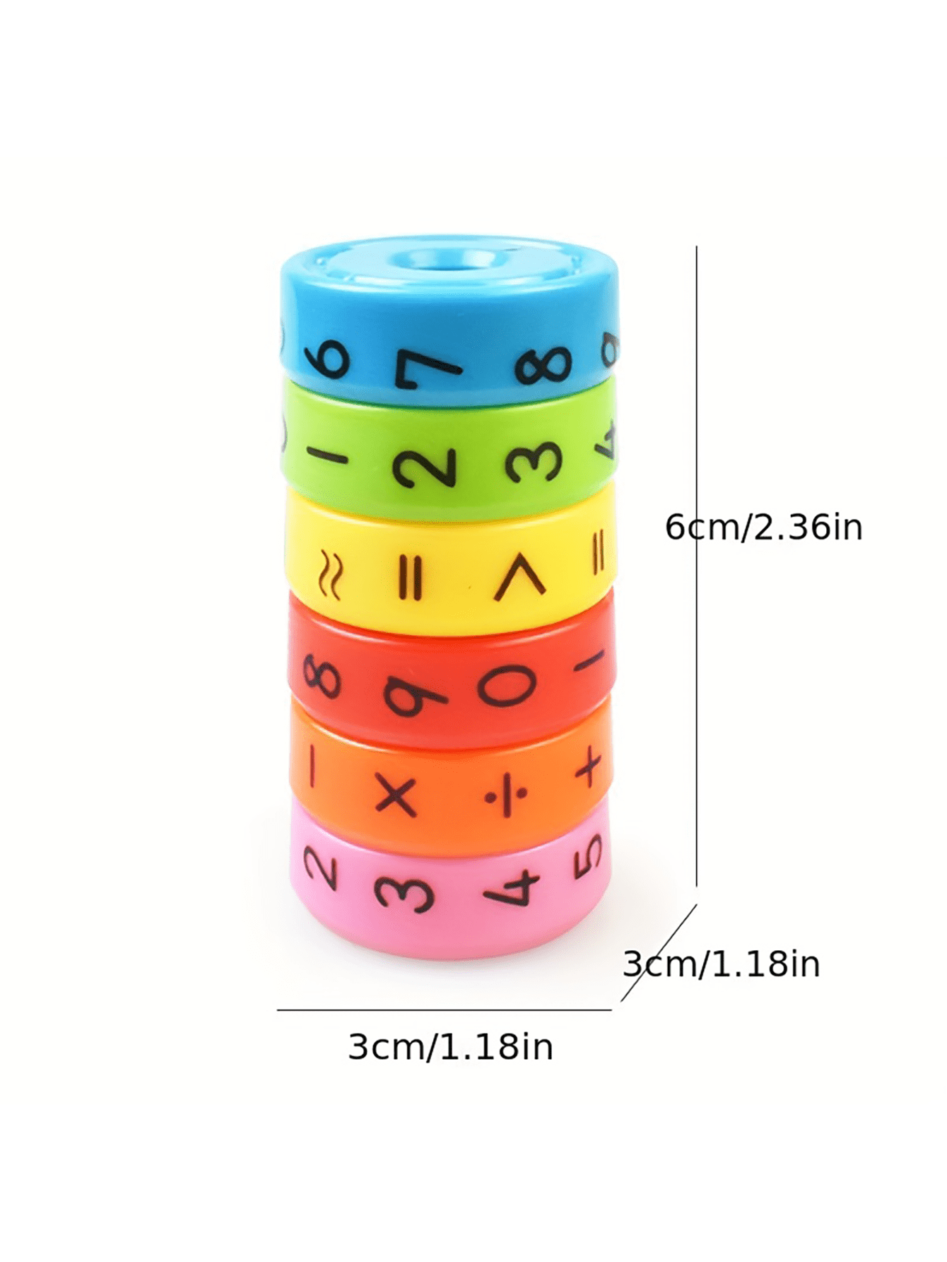 Random Color Magnetic Magic Cube Arithmetic Puzzle Cube, Colorful ...