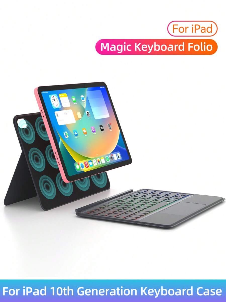 Magic Keyboard Case For 2022 iPad 10th Generation 10.9 Magnetic Smart ...