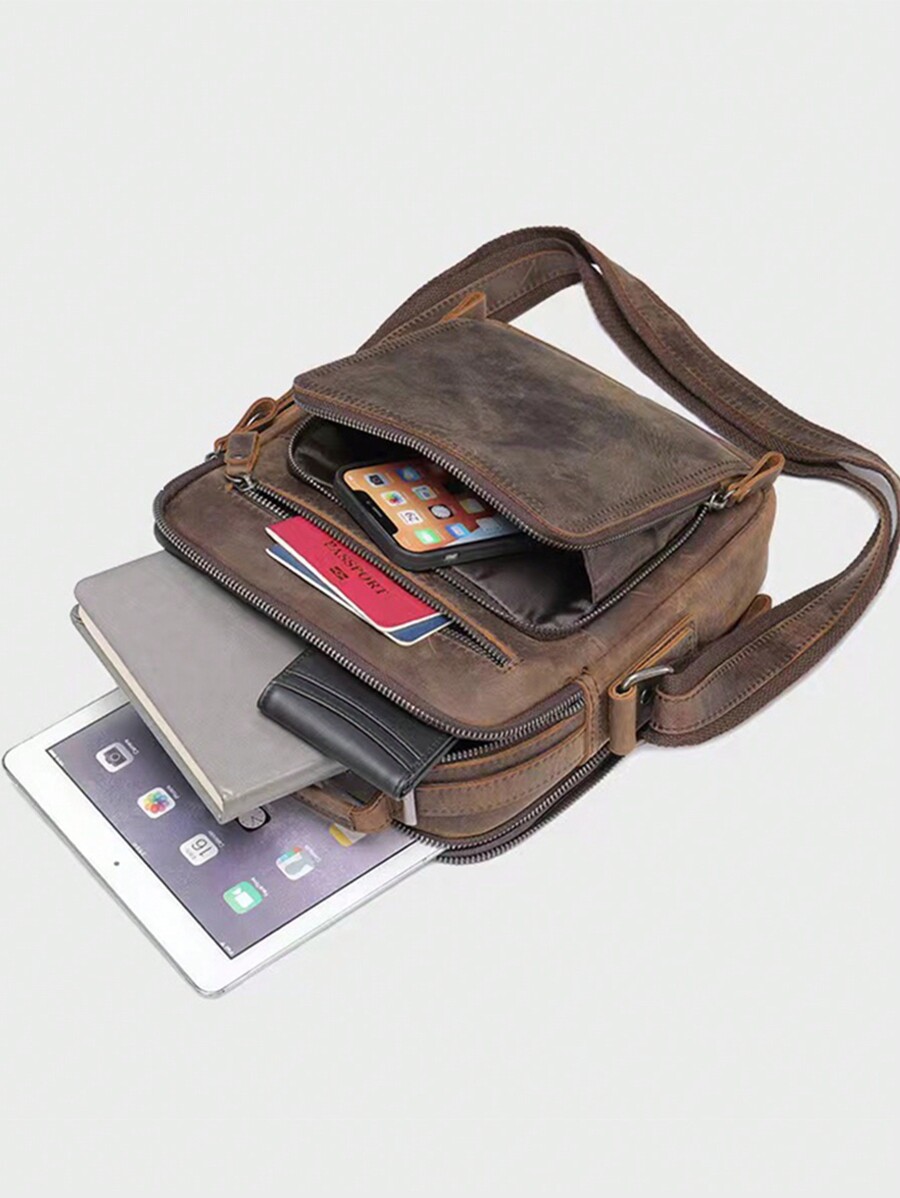 Men Shoulder Bag Messenger Men Leather Shoulder Bag Handbag Crossbody ...