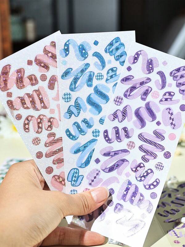 Colorful & Simple Bubble Design Sticker Pack For Bullet Journal, Comes ...