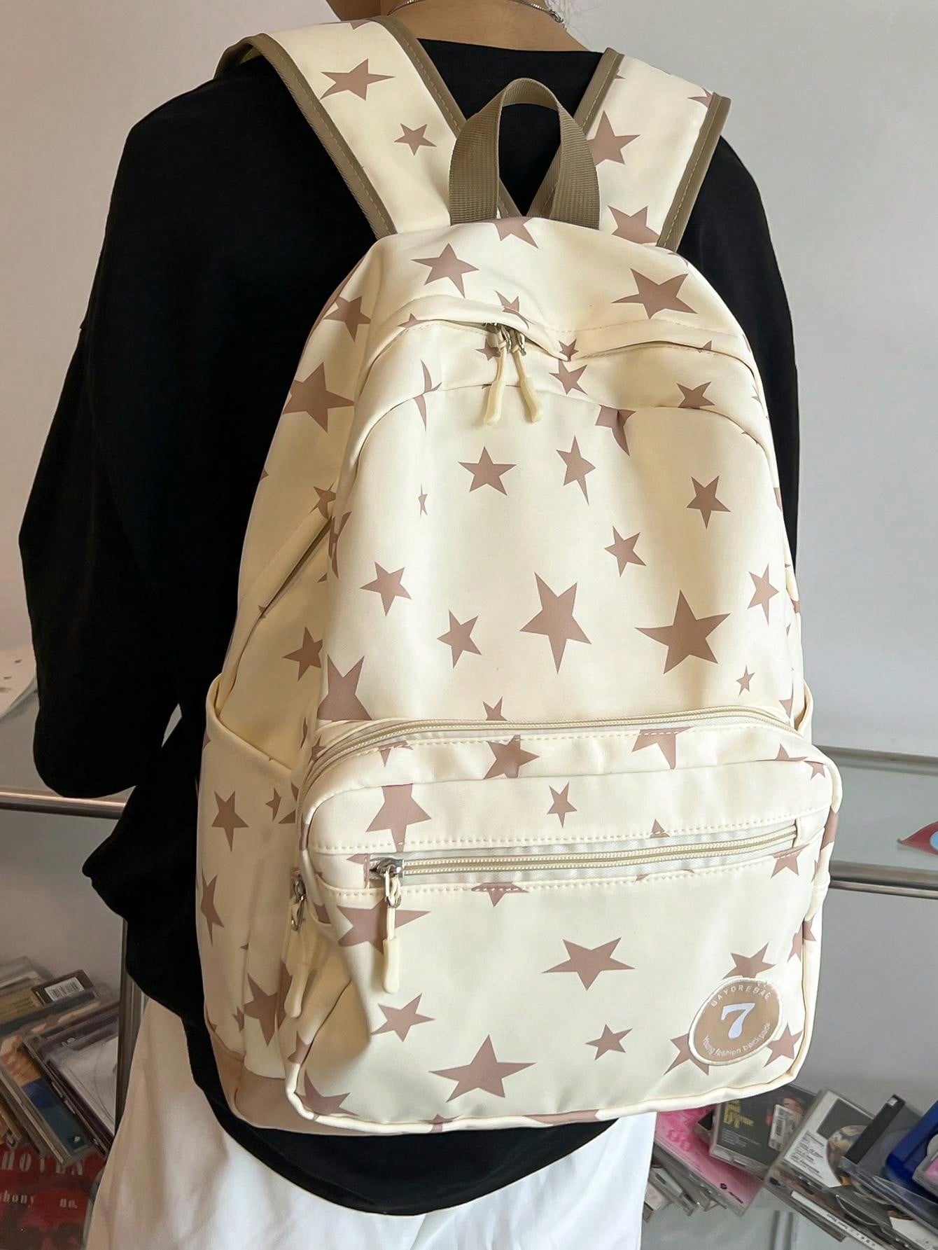 Large Capacity,Lightweight,Waterproof Star Graphic Classic Backpack ...