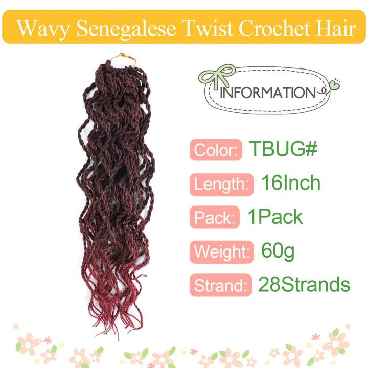 Senegalese Twists With Wavy Ends