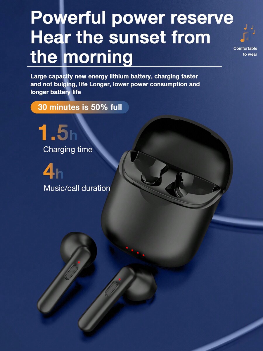 GENAI Fone De Ouvido Genai, True Wireless 5.3, Leve E Portátil ...