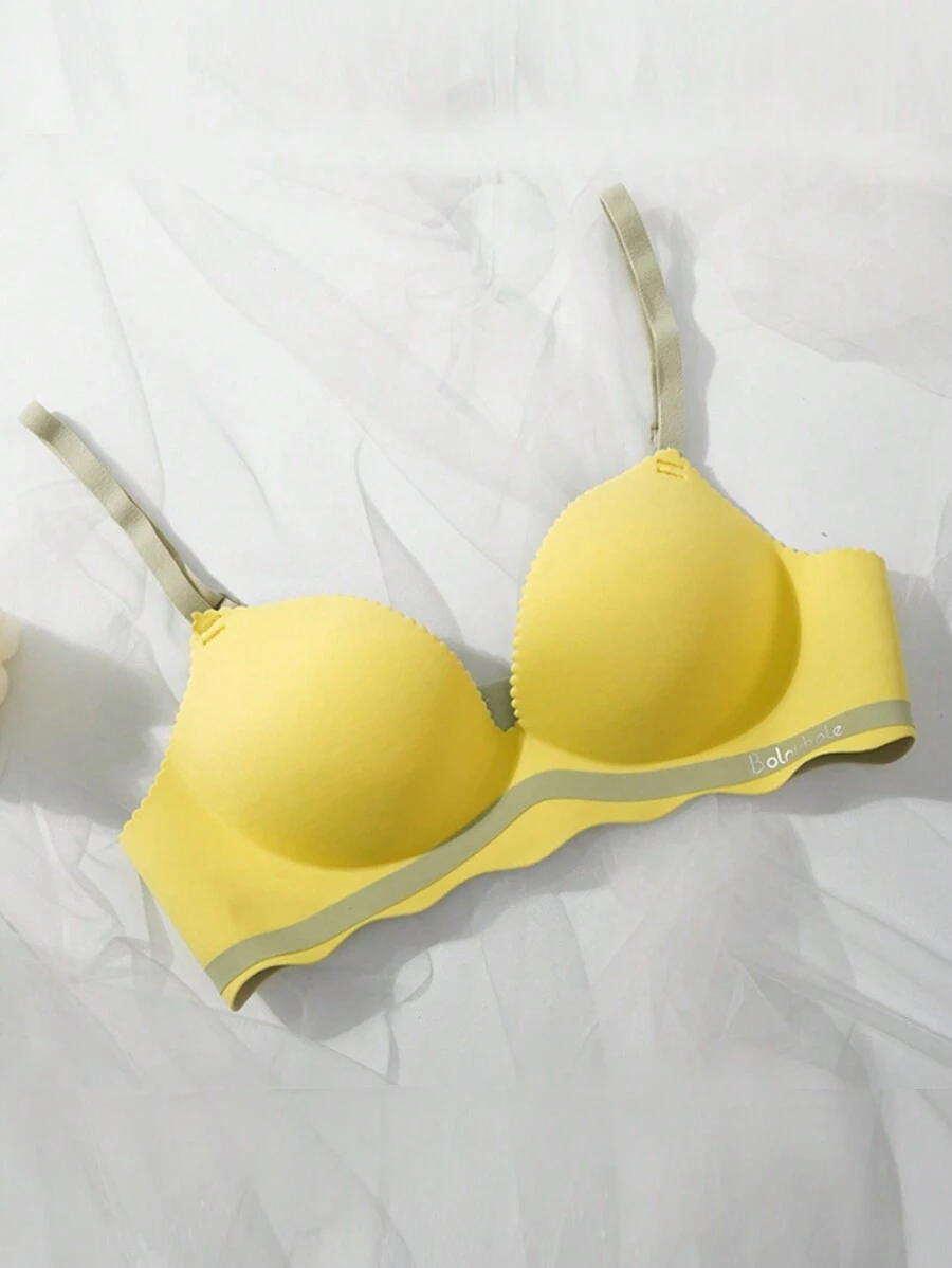 Invisible Bra For Women, Push Up, Wireless, Adjustable Straps, Anti ...