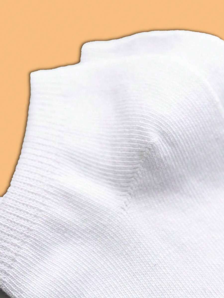 20pairs/set Women's Solid Color Ankle Socks | SHEIN USA