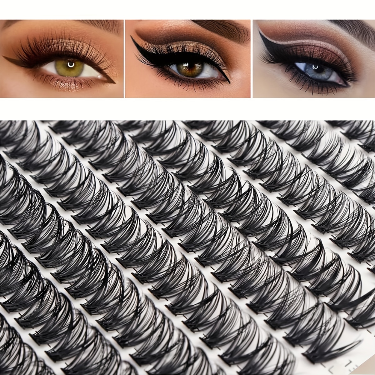 Diy Eyelash Extension Kit 320pcs Natural Thick Flare Individual Lashes ...