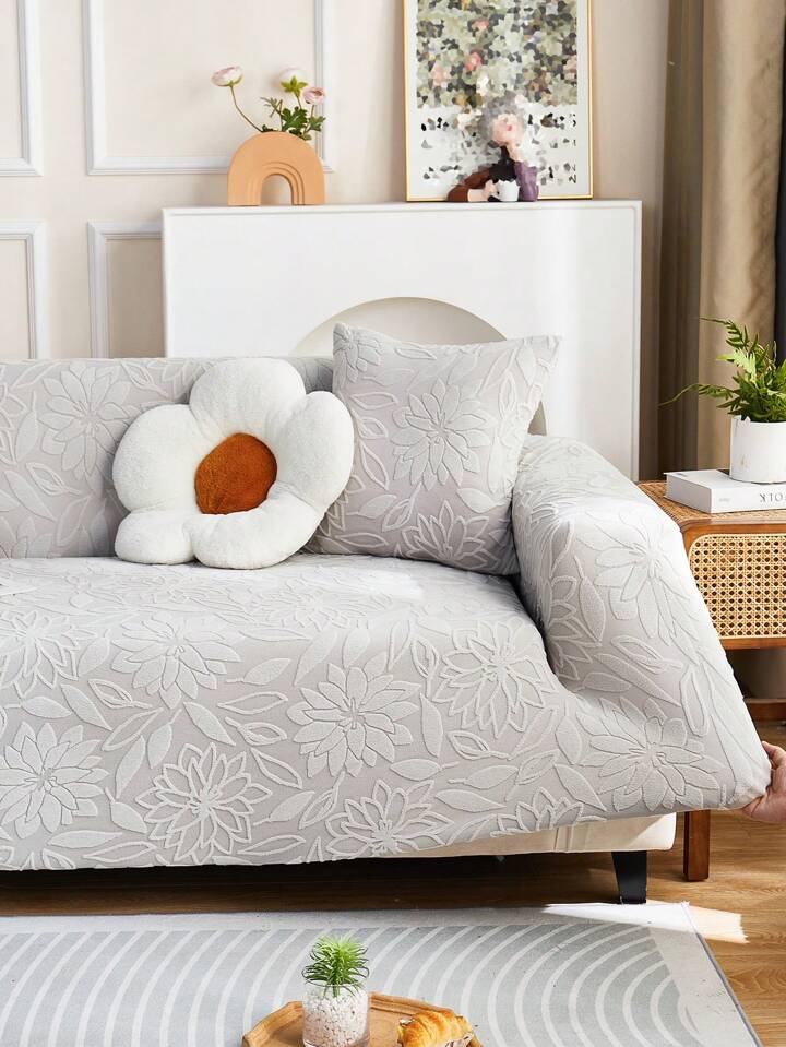 Sweet White Sofa Cover