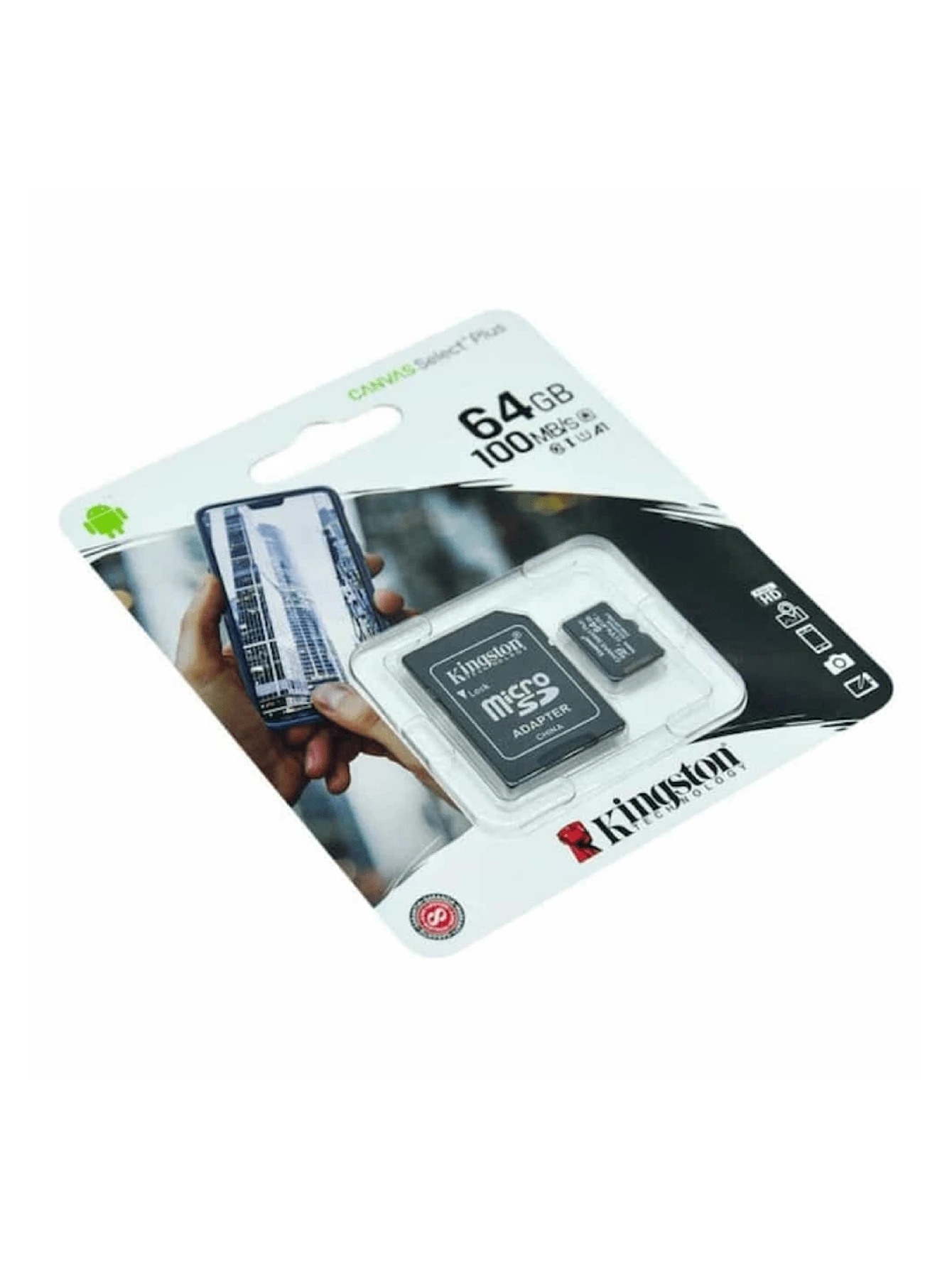 Kingston Micro SD 64GB Class 10 Memory Card KINGSTON MICRO 64GB ...