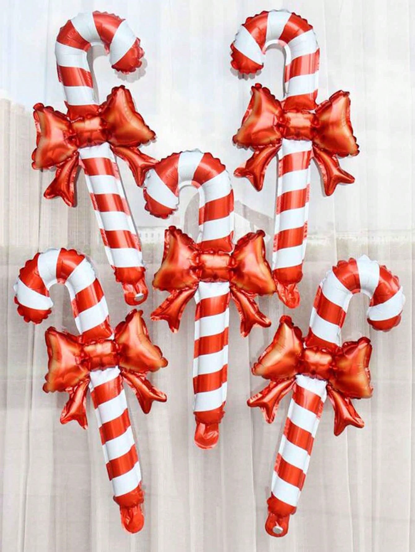 5pcs/set 23-inch Christmas Handheld Balloons With Candy & Gift Print On ...