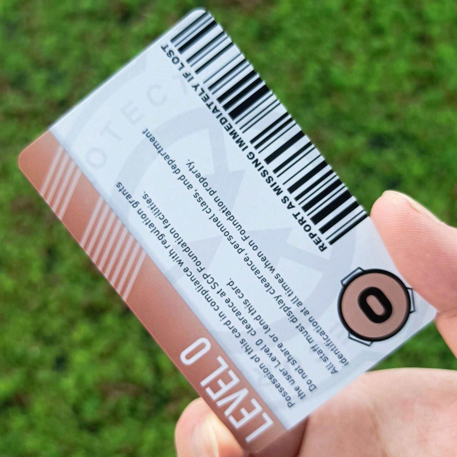 1 Pieza No. 2 Nivel 0 Scp Fundación Identificación Plástica Para Jugar ...