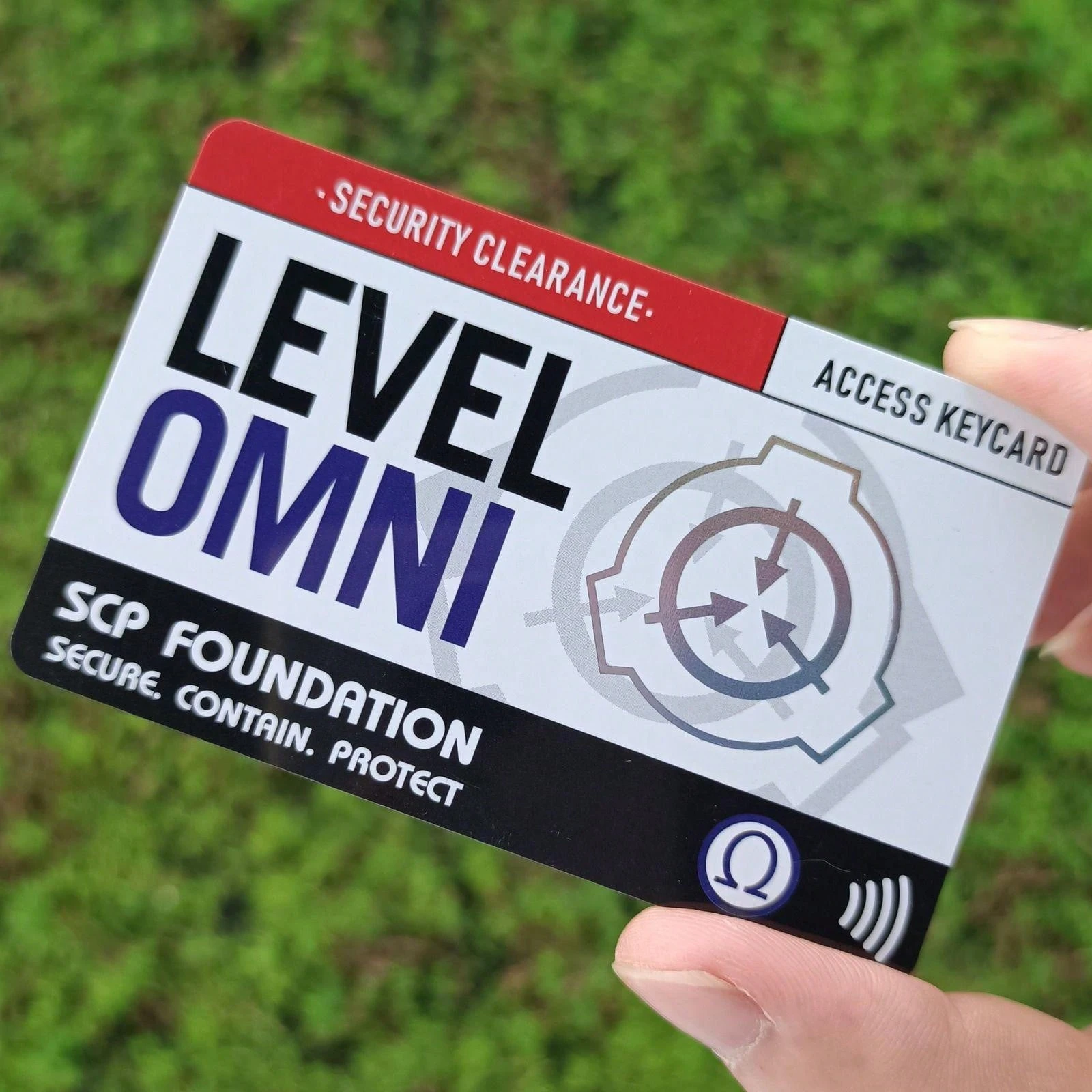 1 Cartão De Identificação De Nível 0 Da Fundação Scp Para Cosplay ...