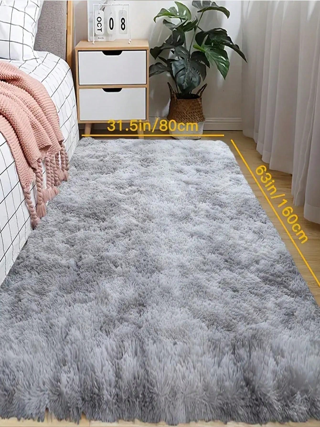 1pc Tie Dye Fuzzy Rug | SHEIN USA