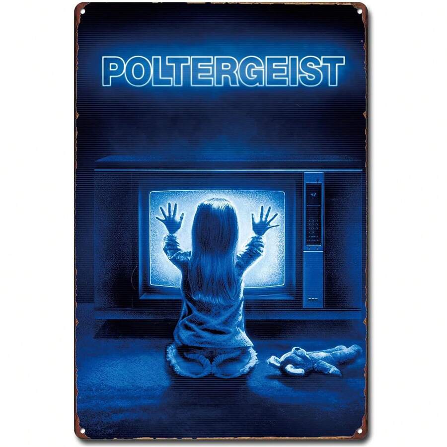 80-talet Klassisk Film Affischer Skräck Film Tenn Tecken Retro metall Film För Rektangel Pub Hem ...