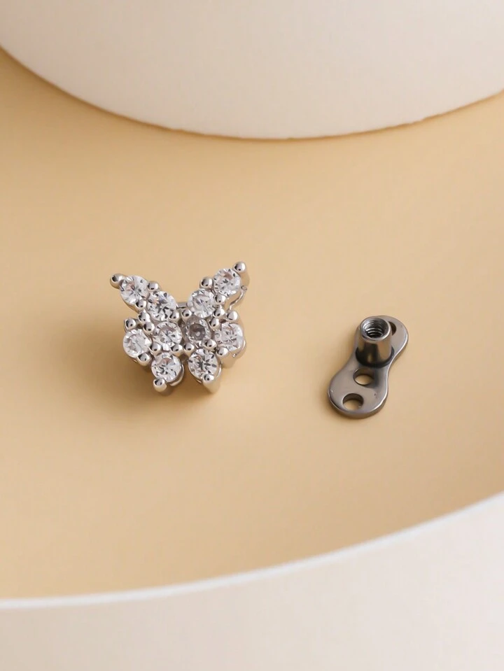 Dermal Piercing Jewelry Gold