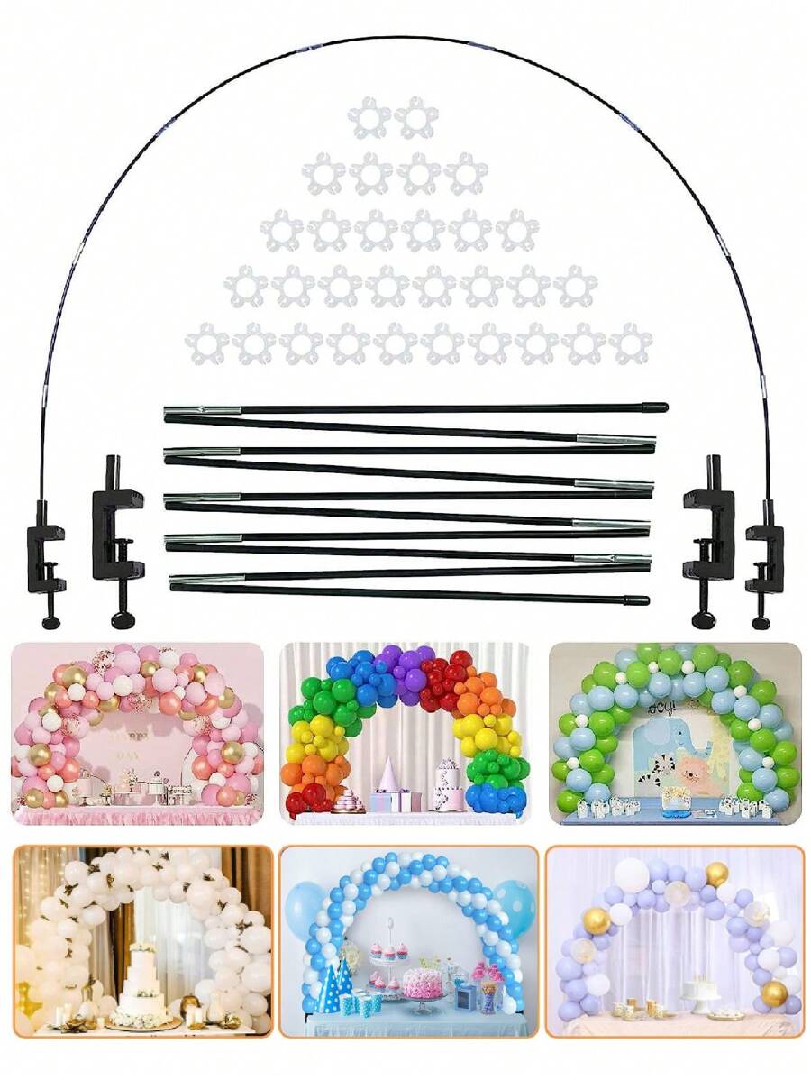 Balloon Stand 12ft Table Balloon Arch Holder Kit, Balloon Stand Frame ...