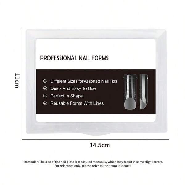 New Nail Art Tips With Scale 120pcs Crystal Extension Nails Without ...