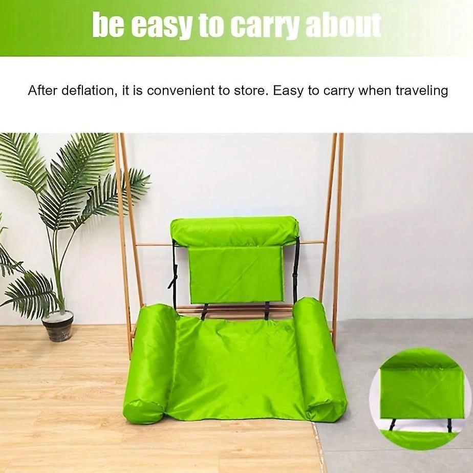 Inflatable Swimming Floating Water Bed Chair With Net Hammock ...