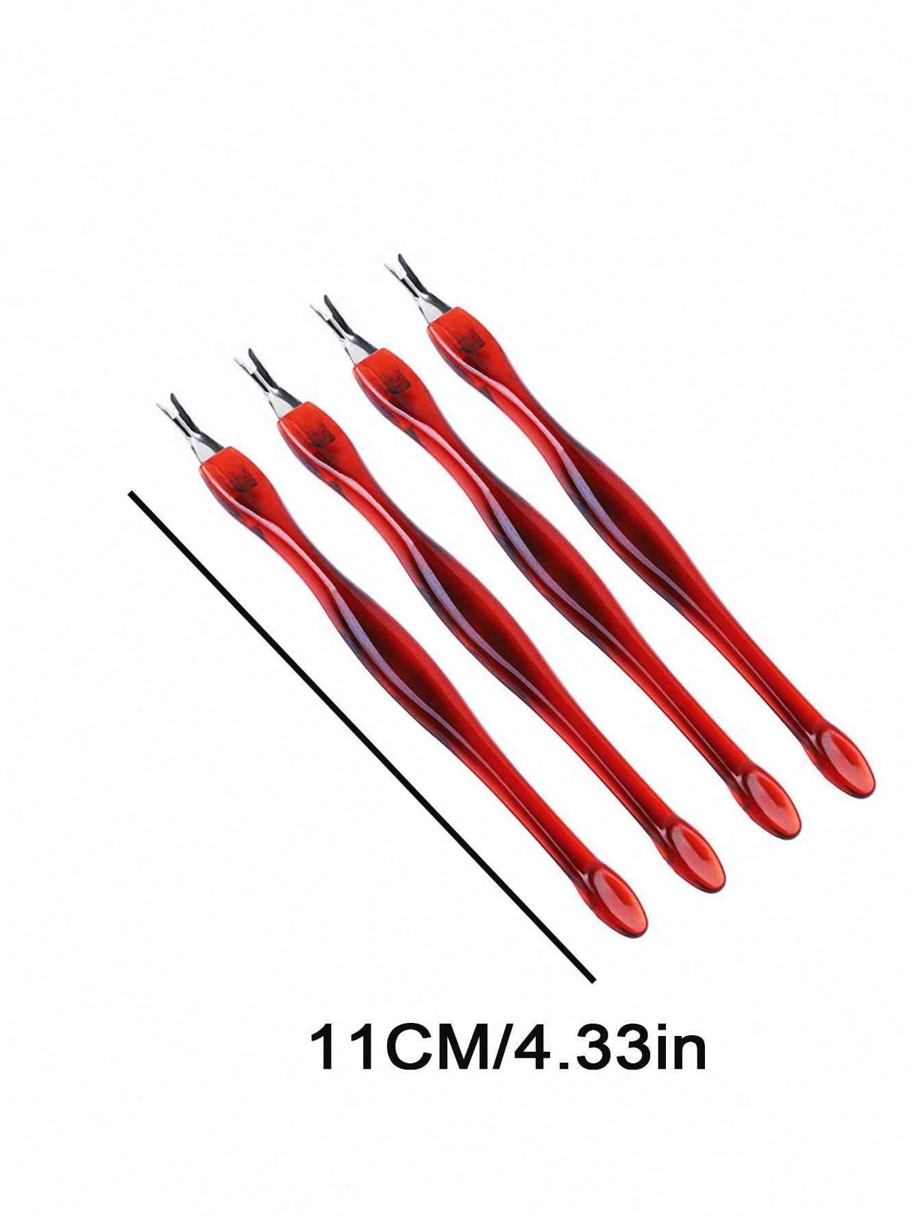 6pcs Rusty Brown Stainless Steel Dead Skin Cuticle Remover Set ...